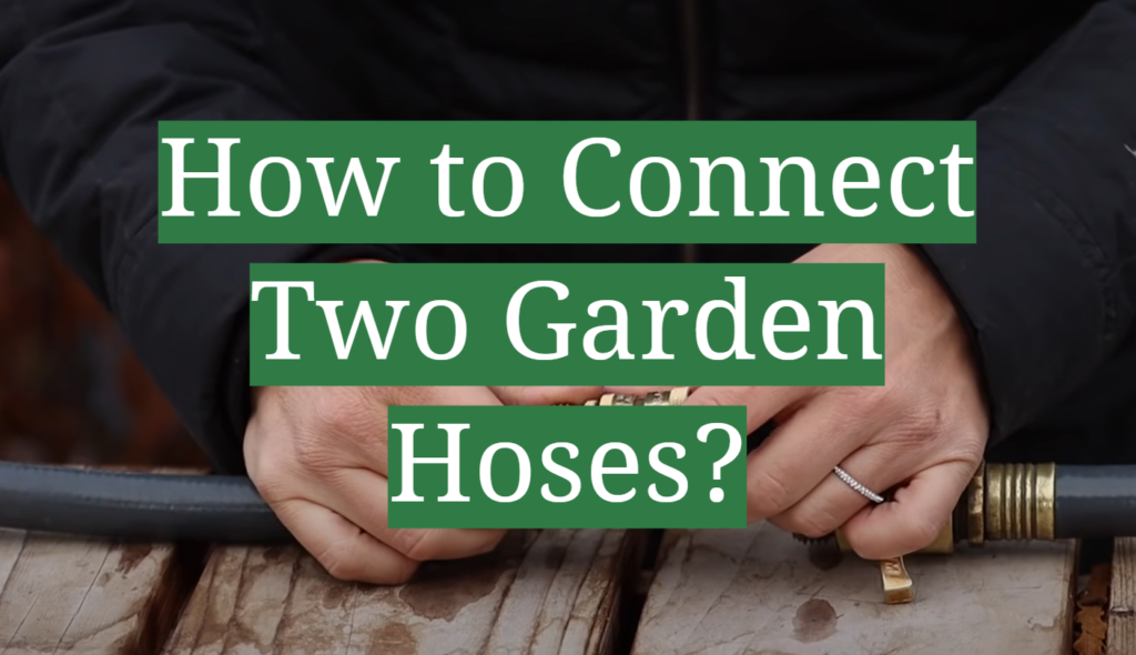How to Connect Two Garden Hoses? - GardenProfy