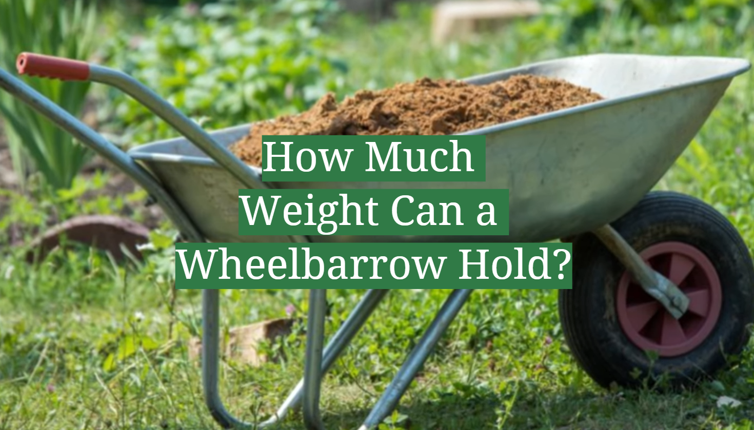 How Much Weight Can A Wheelbarrow Hold GardenProfy