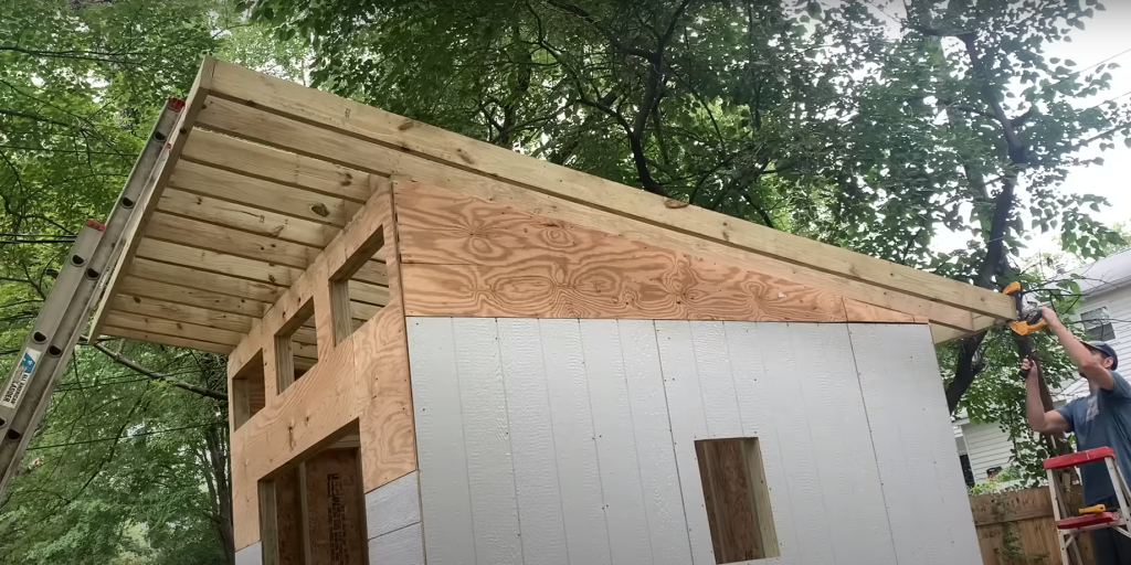 How to Build a Slanted Shed Roof? - GardenProfy